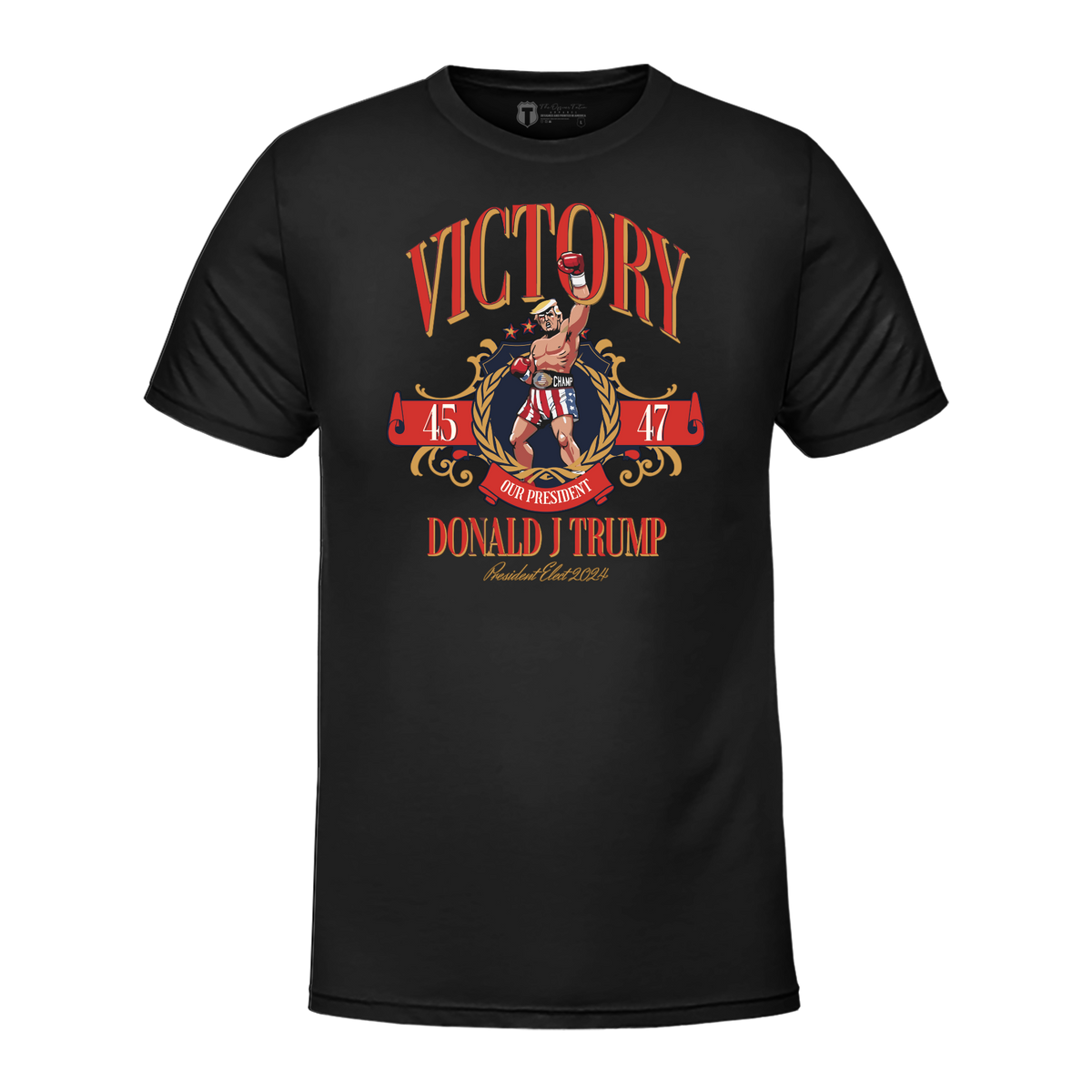 Victory Trump Black T-Shirt – The Officer Tatum Store